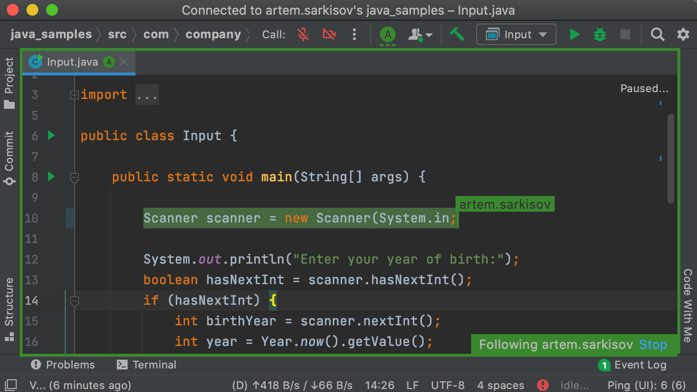 Code With Me: The Collaborative Programming Service by JetBrains