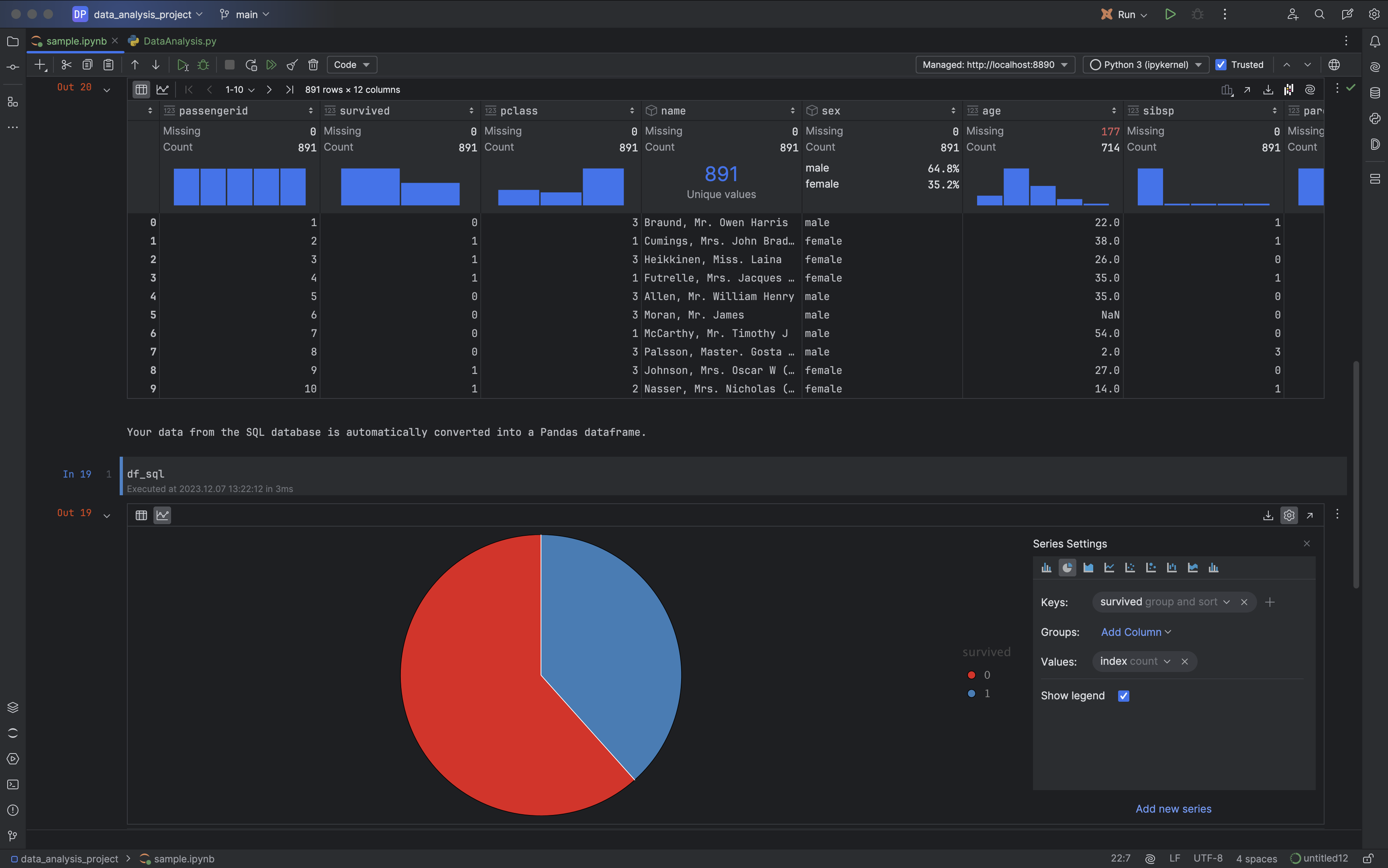 DataSpell: JetBrains tool for data analysts