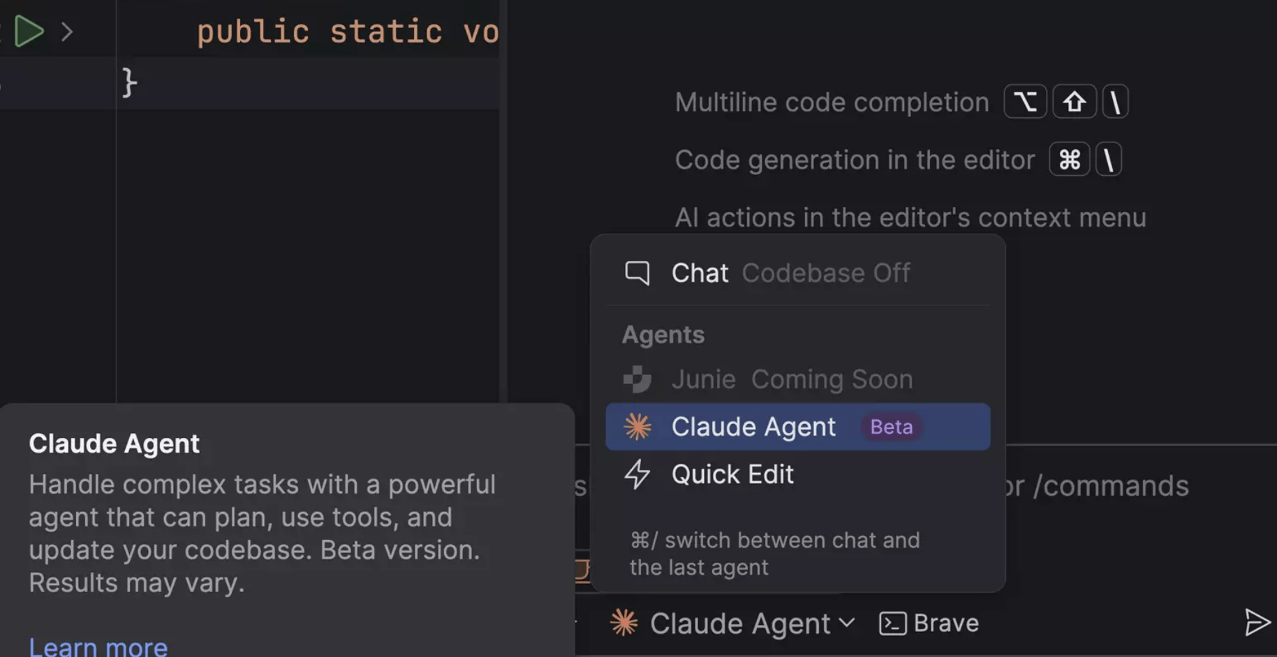 JetBrains IDEs Go AI