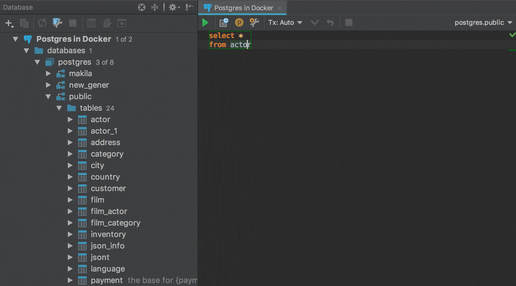Generation of the DDL - Features | DataGrip
