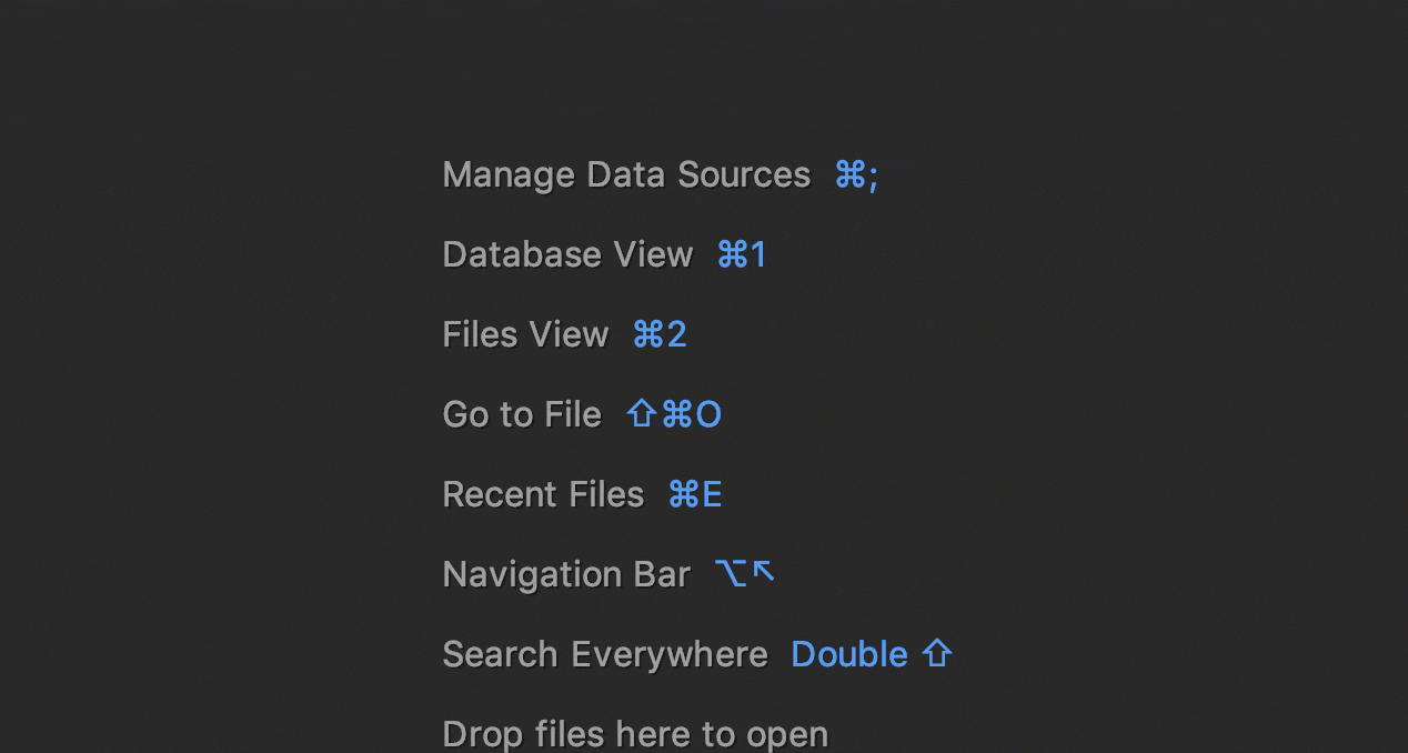 Navigation With Database Object Search Features Datagrip 0807