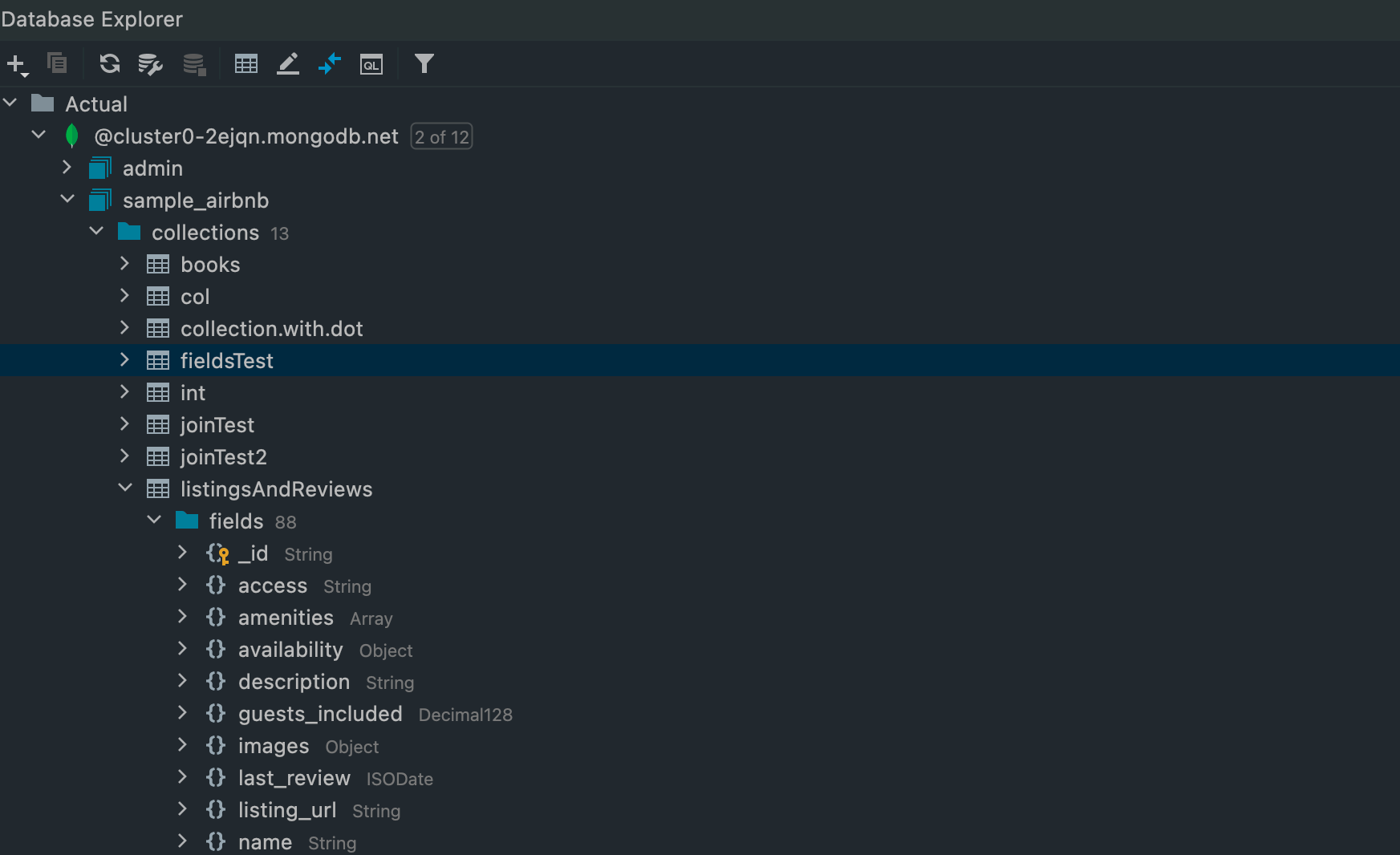 DataGrip: MongoDB IDE