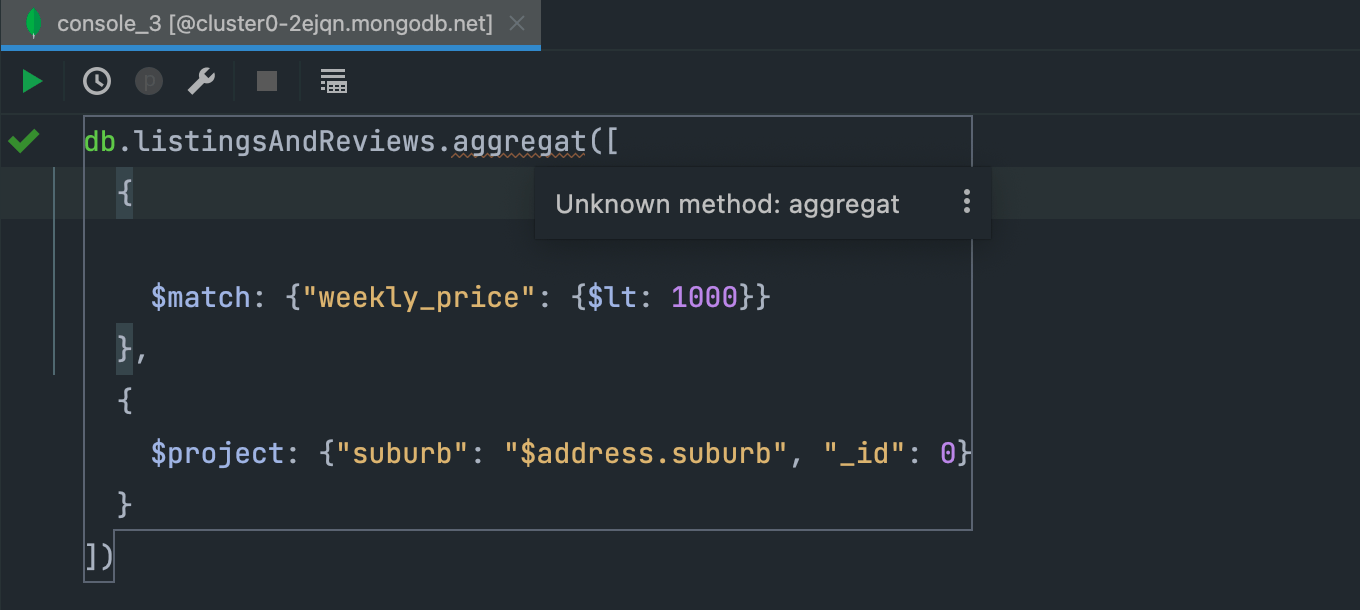 DataGrip: MongoDB IDE
