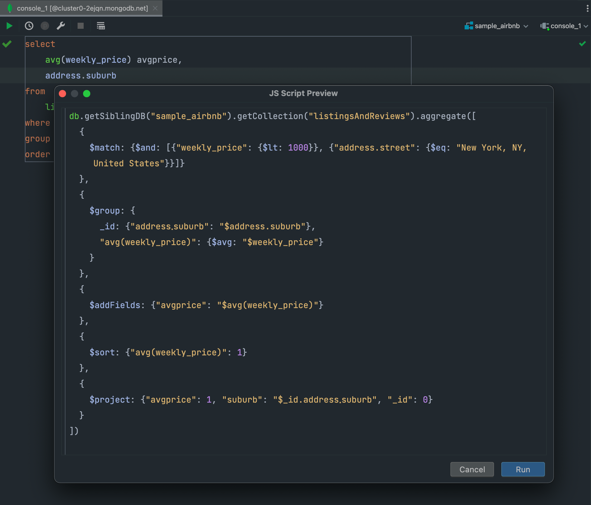 DataGrip: MongoDB IDE