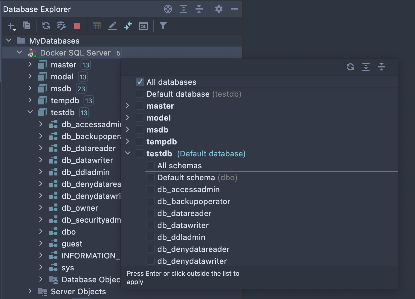 DataGrip: SQL Server GUI tool