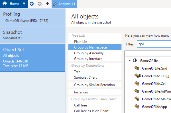dotMemory :: .NET Memory Profiler
