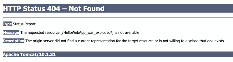 New Apache Tomcat Application - JetBrains Guide