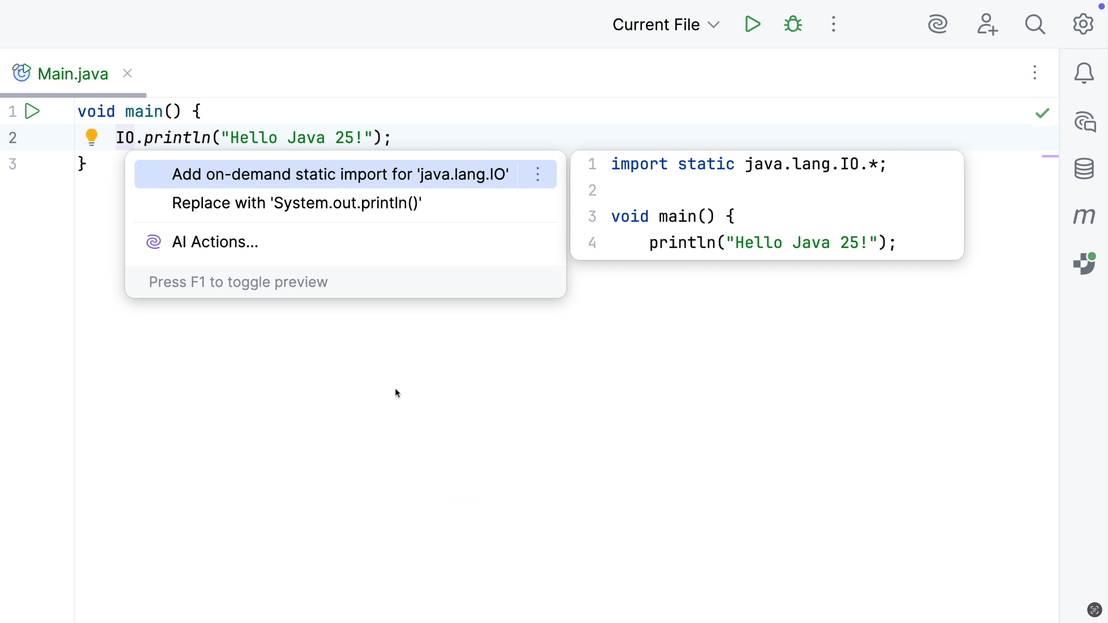 Use Pattern Matching for instanceof - JetBrains Guide