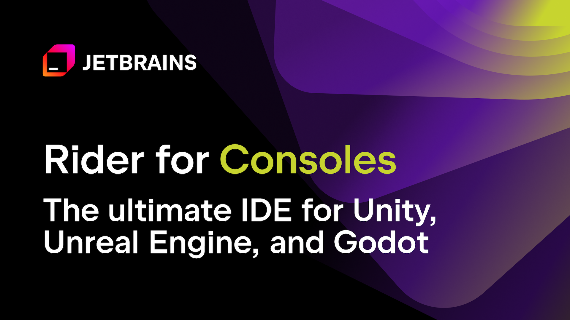 콘솔용 Rider | JetBrains: Developer Tools for Professionals and Teams