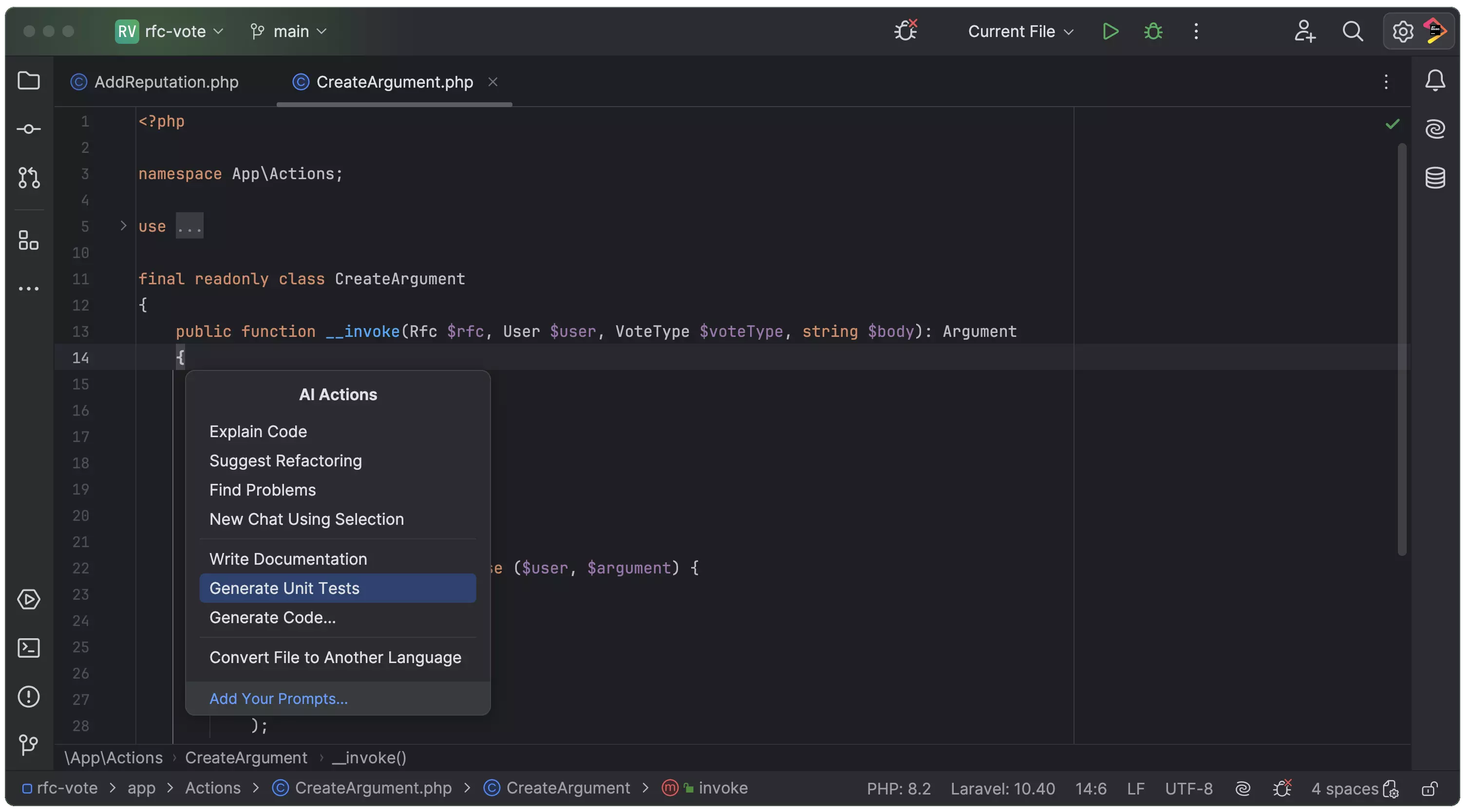 AI for PHP Programming – PhpStorm IDE