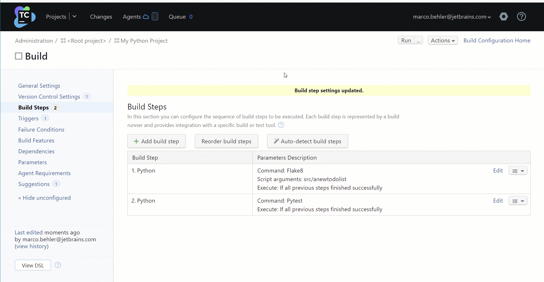 How to Configure, Build and Test Python Projects