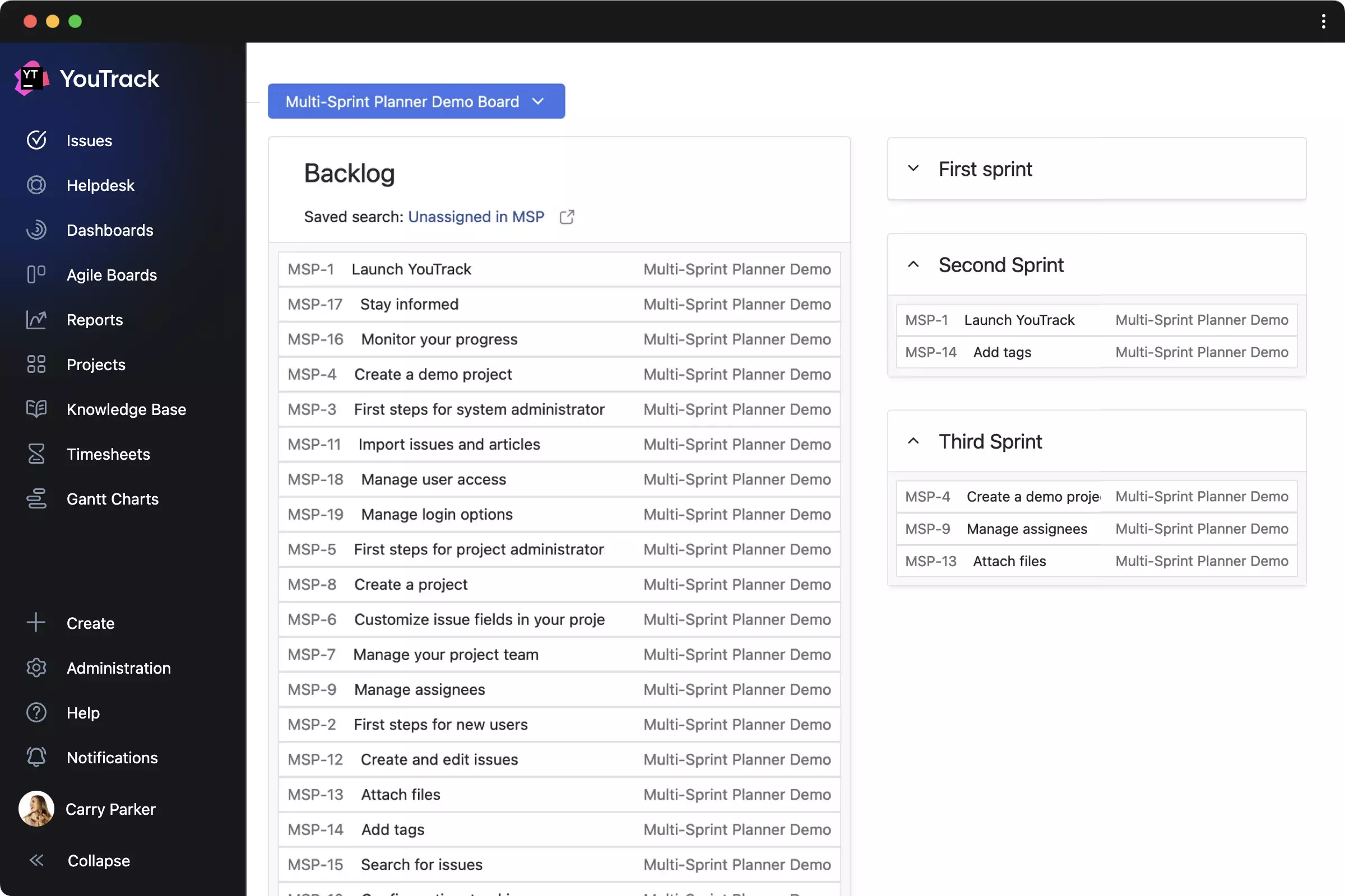 YouTrack for Software Development teams
