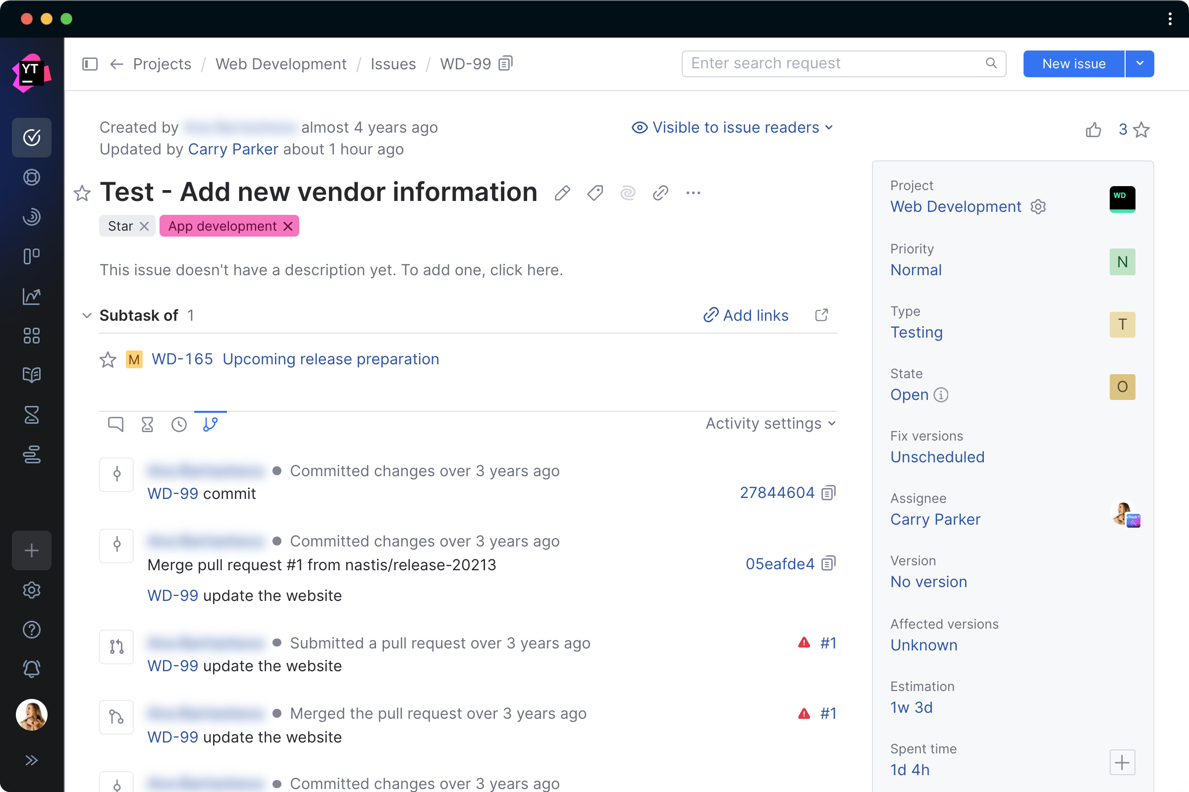 YouTrack for Software Development teams