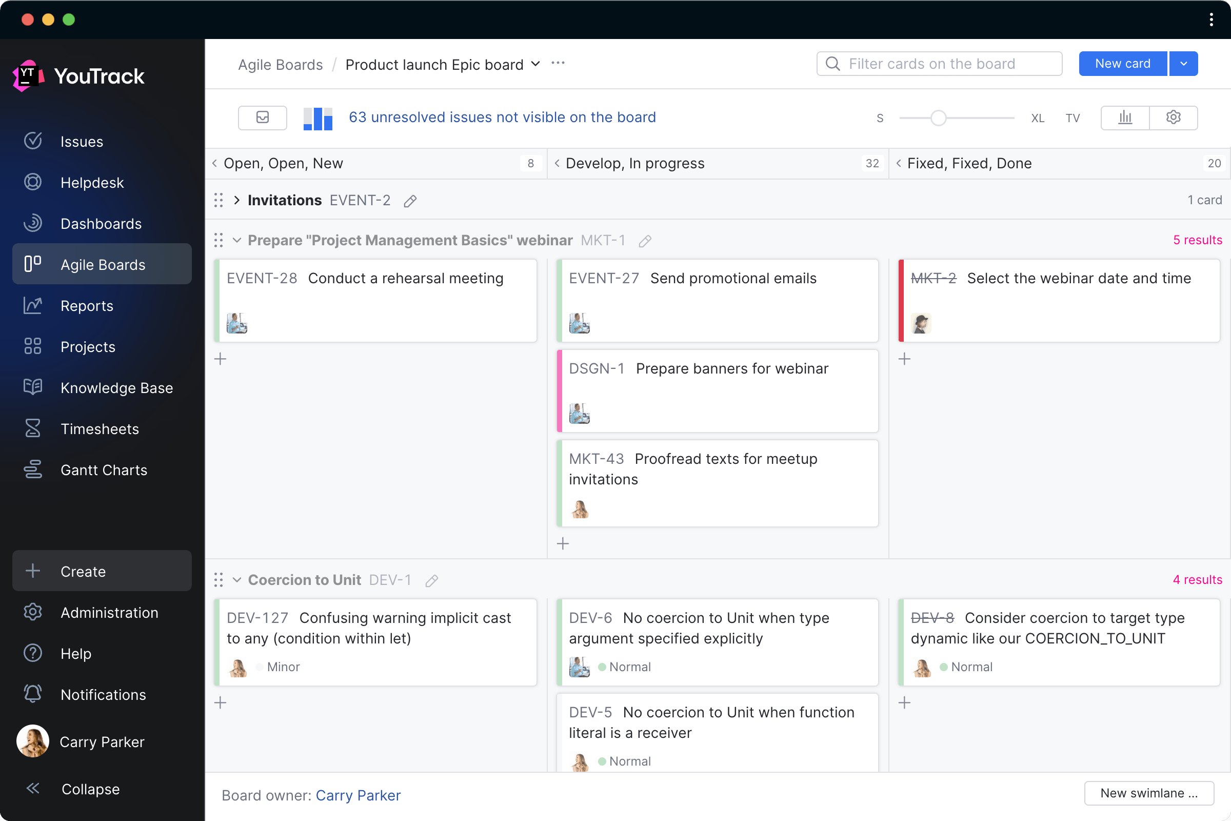 YouTrack for Product & Project management